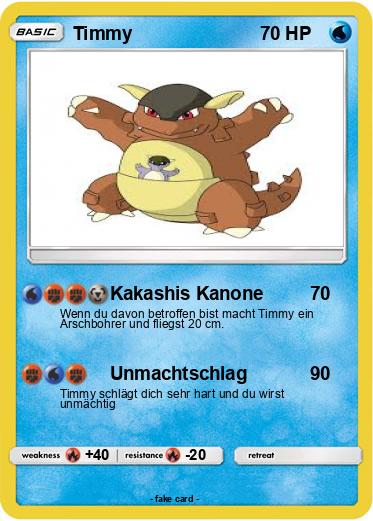 Pokémon Timmy 549 549 - Kakashis Kanone - My Pokemon Card