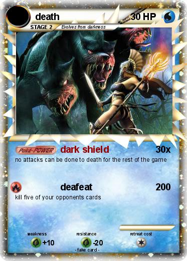 Pokémon death 2888 2888 - dark shield - My Pokemon Card