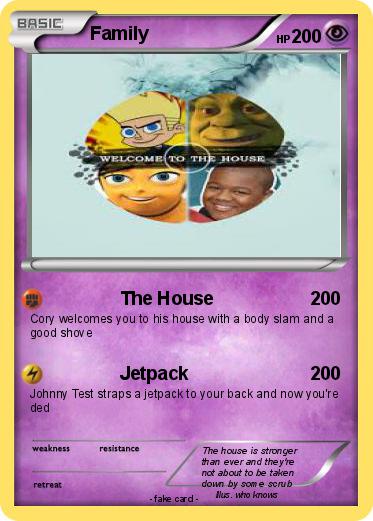 Pokémon Family 463 463 - The House - My Pokemon Card
