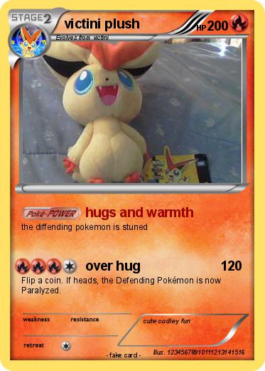 Pokémon victini plush - hugs and warmth - My Pokemon Card