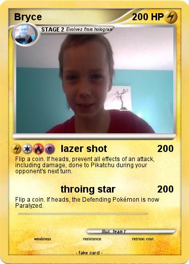 Pokémon Bryce 153 153 - lazer shot - My Pokemon Card