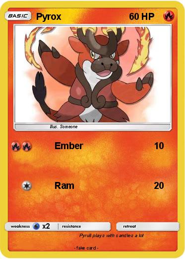 Pokémon Pyrox 19 19 - Ember - My Pokemon Card
