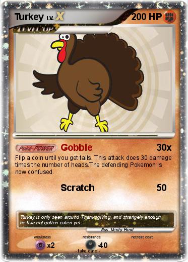 Pokémon Turkey 65 65 - Gobble - My Pokemon Card