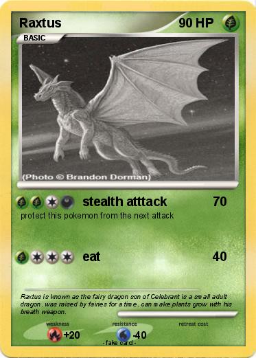 Pokémon Raxtus - stealth atttack - My Pokemon Card