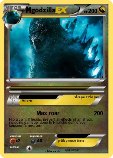 Pokémon godzilla 4003 4003 - Max roar - My Pokemon Card