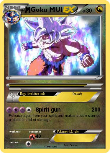 Pokémon Goku MUI 21 21 - Spirit gun - My Pokemon Card