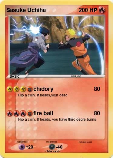 Pokémon Sasuke Uchiha 531 531 - chidory - My Pokemon Card