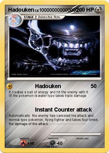 Pokémon Hadouken - Hadouken - My Pokemon Card