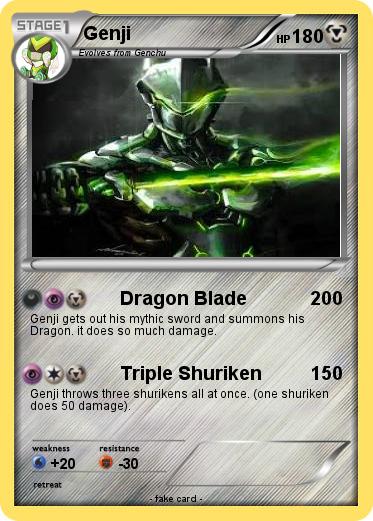 Pokémon Genji 183 183 - Dragon Blade - My Pokemon Card