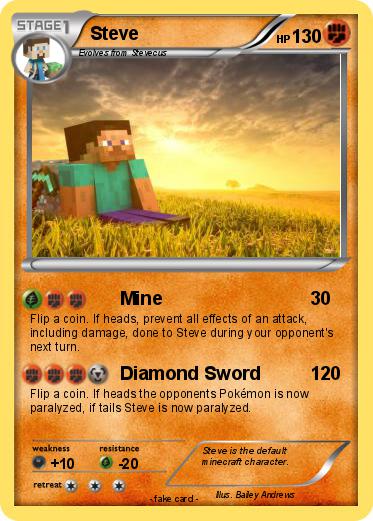 Pokémon Steve 2743 2743 - Mine - My Pokemon Card