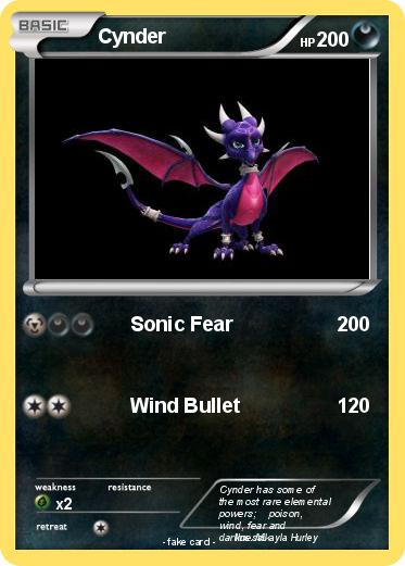 Pokémon Cynder 395 395 - Sonic Fear - My Pokemon Card