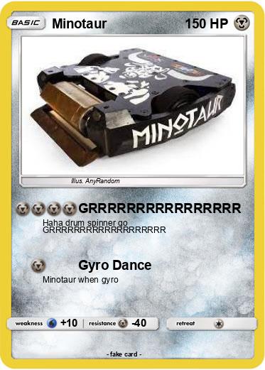 Pokémon Minotaur 178 178 - GRRRRRRRRRRRRRRRR - My Pokemon Card