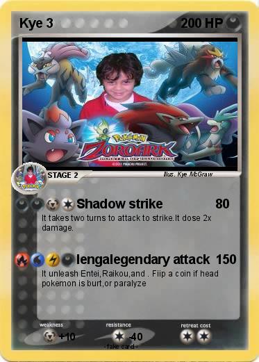 Pokémon Kye 3 2 2 - Shadow strike - My Pokemon Card