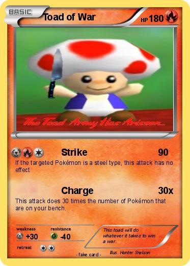 Pokémon Toad of War - Strike - My Pokemon Card