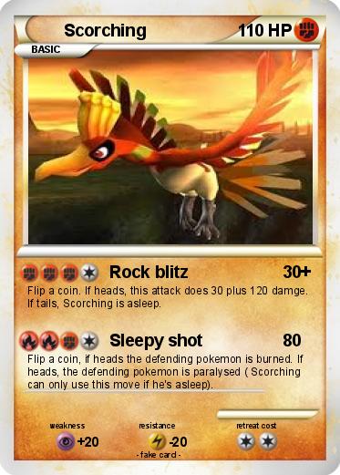 Pokémon Scorching - Rock blitz - My Pokemon Card