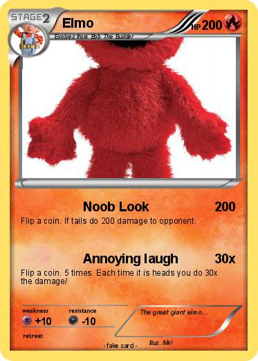 Pokémon Elmo 738 738 - Noob Look - My Pokemon Card
