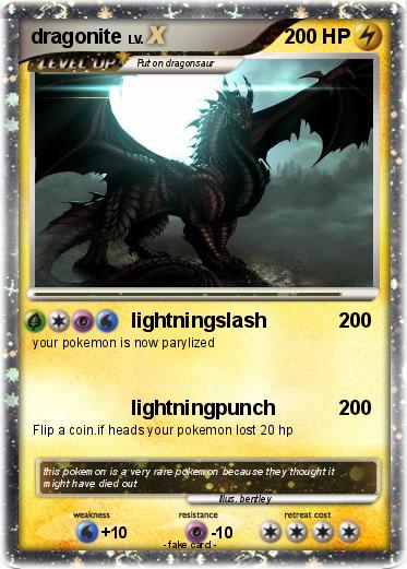 Pokémon dragonite 913 913 - lightningslash - My Pokemon Card