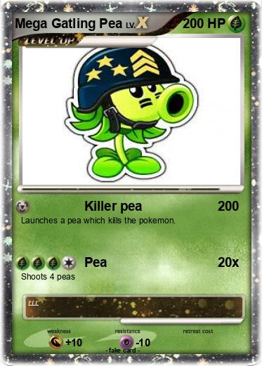 Pokémon Mega Gatling Pea 2 2 - Killer pea - My Pokemon Card