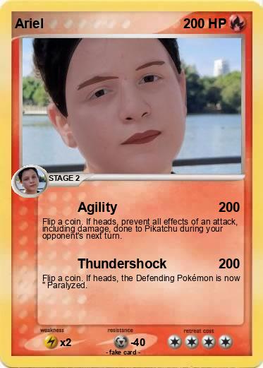 Pokémon Ariel 200 200 - Agility - My Pokemon Card