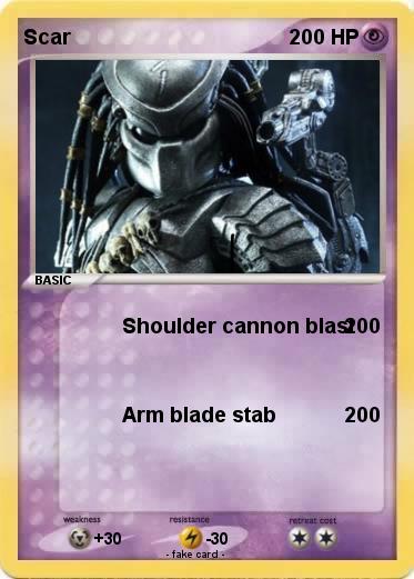 Pokémon Scar 203 203 - Shoulder cannon blast - My Pokemon Card