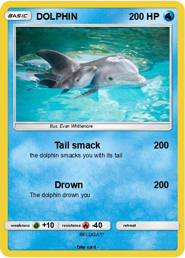 Pokémon DOLPHIN 223 223 - Tail smack - My Pokemon Card