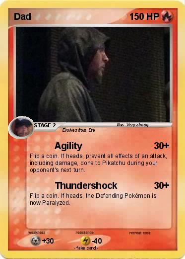 Pokémon Dad 626 626 - Agility - My Pokemon Card