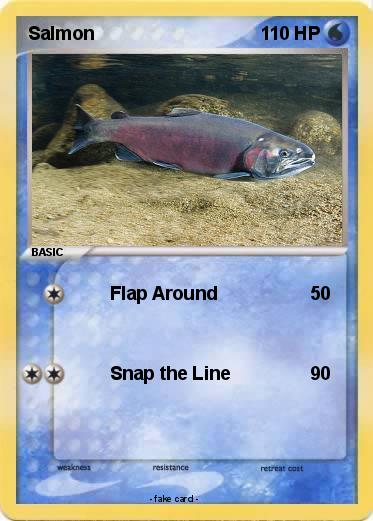Pokémon Salmon 15 15 - Flap Around - My Pokemon Card