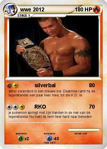 Pokémon wwe 2012 2012 - silverbal - My Pokemon Card