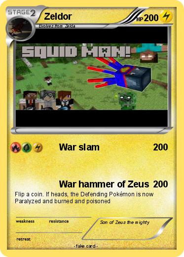 Pokémon Zeldor 2 2 - War slam - My Pokemon Card