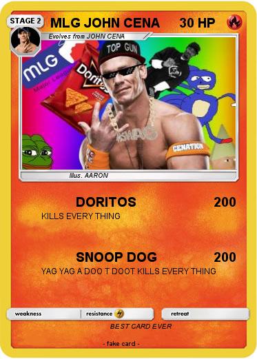 Pokémon MLG JOHN CENA 30 30 - DORITOS - My Pokemon Card