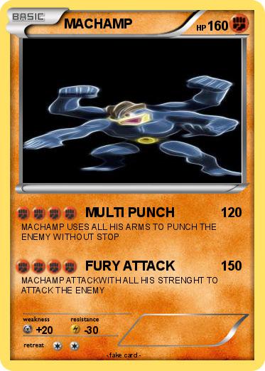 Pokémon MACHAMP 286 286 - MULTI PUNCH - My Pokemon Card