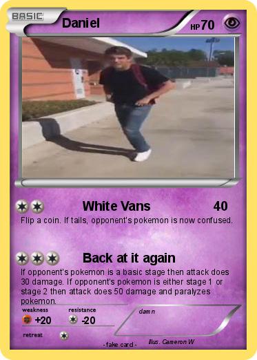 Pokémon Daniel 876 876 - White Vans - My Pokemon Card