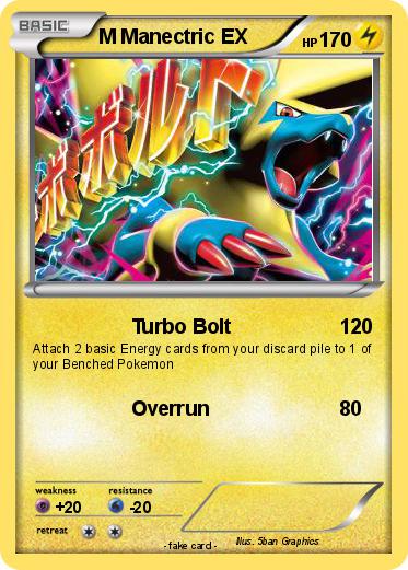 Pokémon M Manectric EX 9 9 - Turbo Bolt - My Pokemon Card