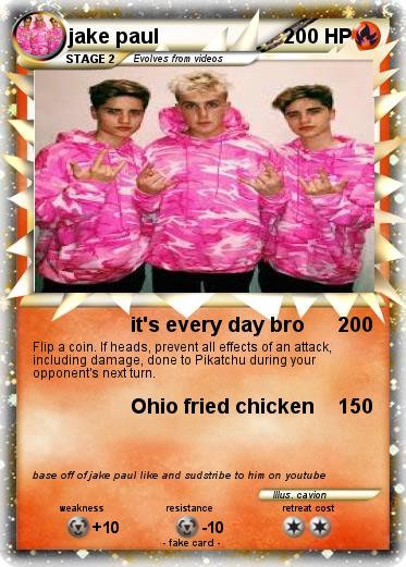 Pokémon jake paul 5 5 - it's every day bro - My Pokemon Card