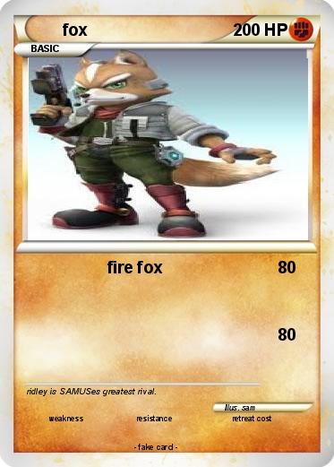Pokémon fox 224 224 - fire fox - My Pokemon Card