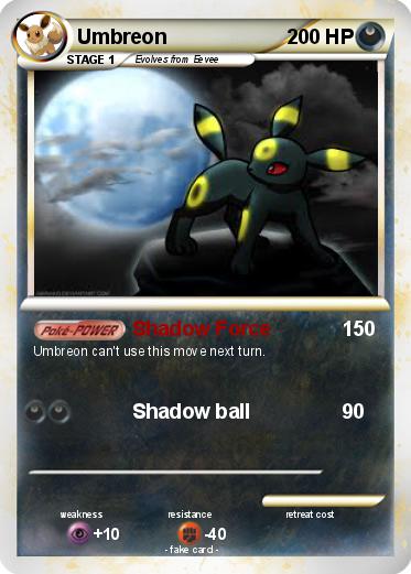 Pokémon Umbreon 946 946 - Shadow Force - My Pokemon Card