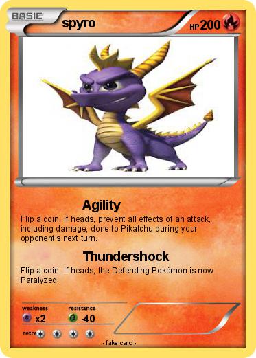 Pokémon spyro 1054 1054 - Agility - My Pokemon Card