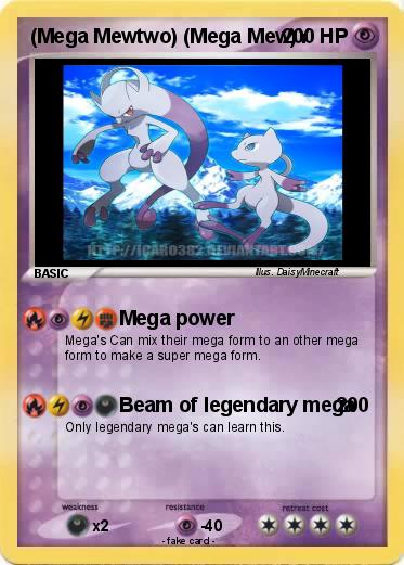 Pokémon Mega Mewtwo Mega Mew Y - Mega power - My Pokemon Card