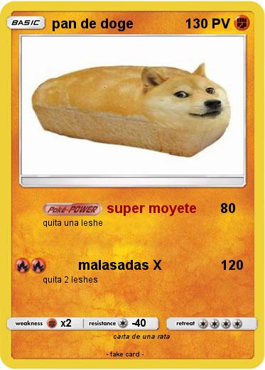 Pokémon pan de doge - super moyete - Mi carta pokémon