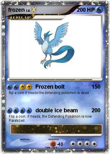 Pokémon frozen 48 48 - Frozen bolt - My Pokemon Card
