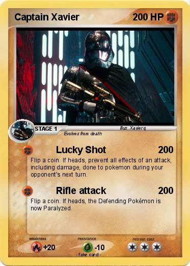 Pokémon Captain Xavier - Lucky Shot - My Pokemon Card