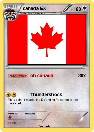 Pokémon canada EX 1 1 - oh canada - My Pokemon Card