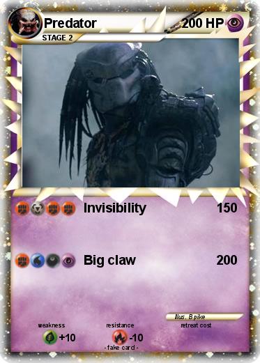 Pokémon Predator 815 815 - Invisibility - My Pokemon Card