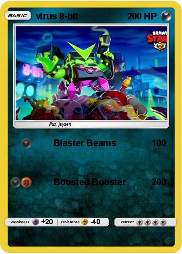 Pokémon virus 8 bit 1 1 - Blaster Beams - My Pokemon Card