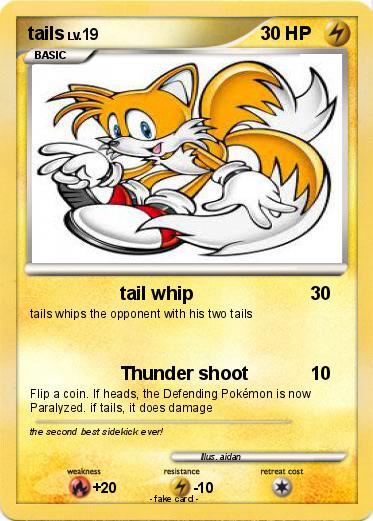 Pokémon tails 1098 1098 - tail whip - My Pokemon Card