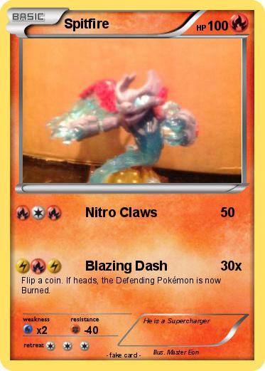 Pokémon Spitfire 69 69 - Nitro Claws - My Pokemon Card
