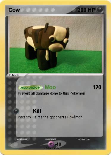 Pokémon Cow 399 399 - Moo - My Pokemon Card