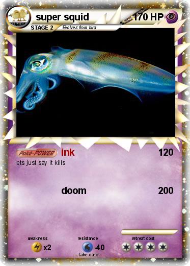 Pokémon super squid 3 3 - ink - My Pokemon Card