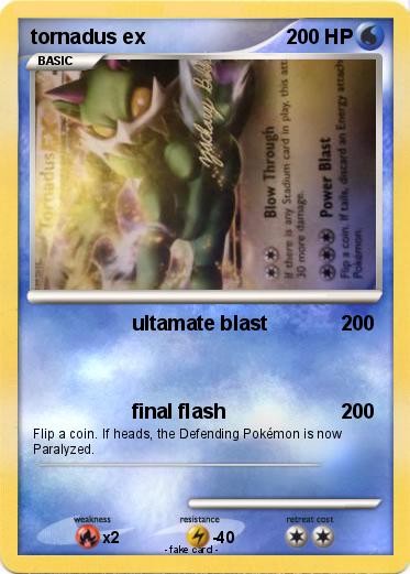 Pokémon tornadus ex 34 34 - ultamate blast - My Pokemon Card