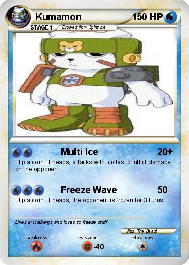 Pokémon Kumamon 3 3 - Multi Ice - My Pokemon Card